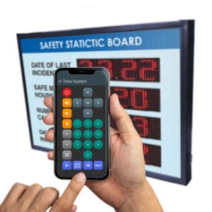 Safety Statistic LED Board